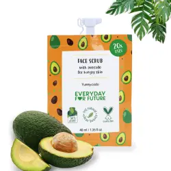 Nourishing Avocado Face Scrub with Rice Exfoliant, Hydrating ...