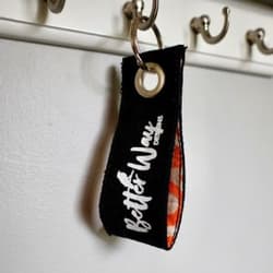 Better Way Designs Empowerment Keychain – Recycled Sari Key Ring with ...
