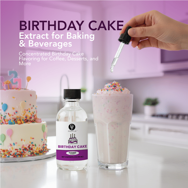 Birthday Cake Batter Extract Water Soluble -Sweet Vanilla & Cake Batter ...