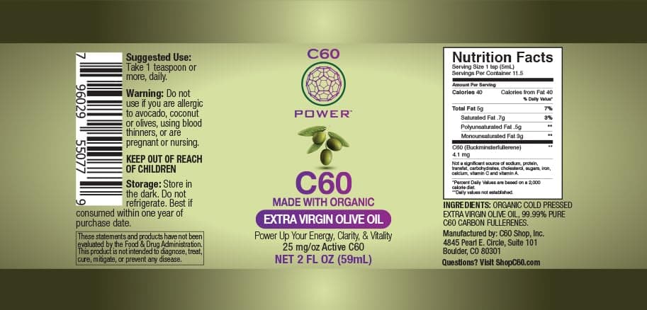 C60 Power - C60 in Organic Extra Virgin Olive Oil - Natural Wellness ...