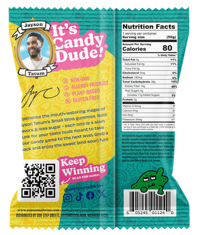 Classic Gummies Sports Pack 12 Ct - Vegan, Non-GMO Gummy Candy with ...