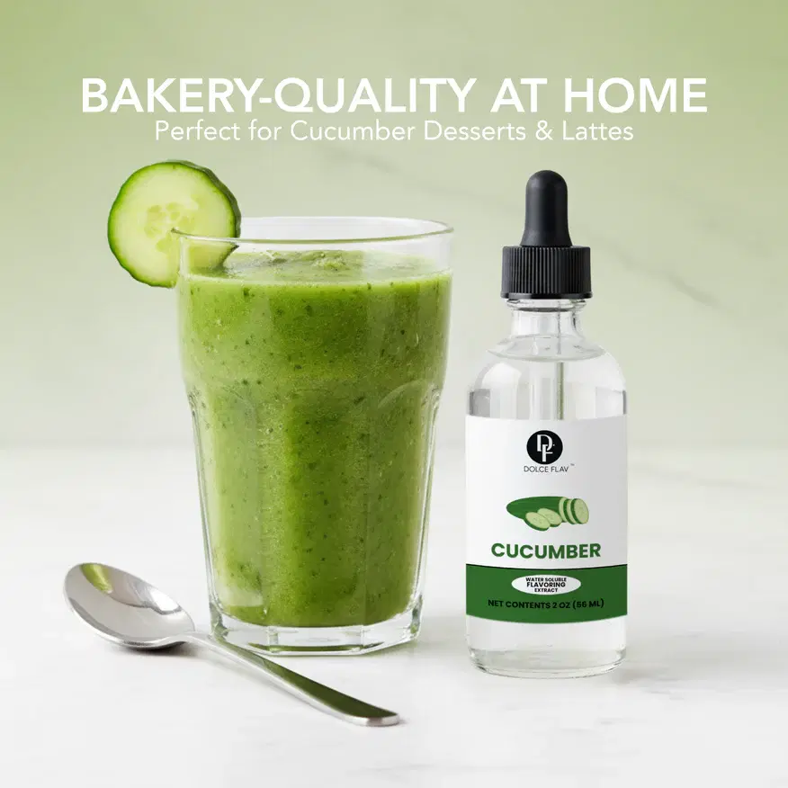 Cucumber Extract - Crisp Refreshing Cucumber Flavor - Gallon
