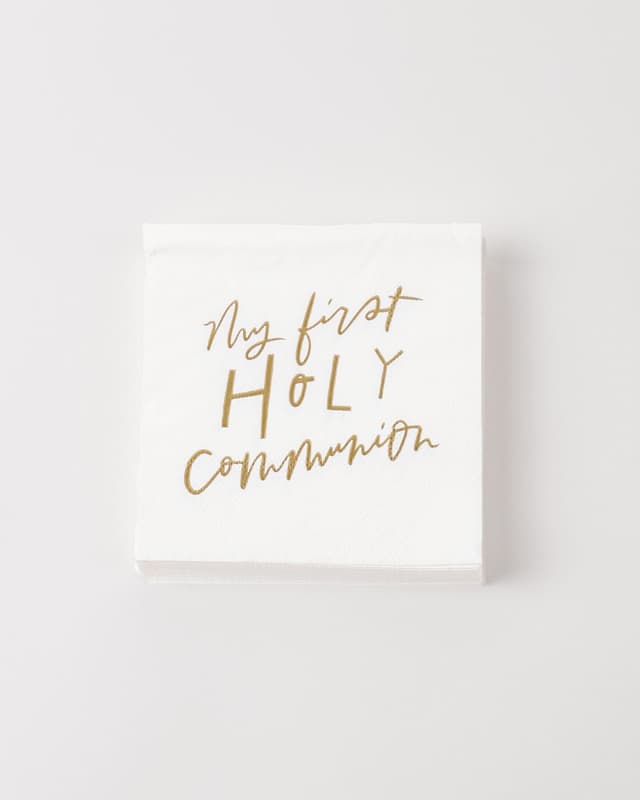 First Communion Party Goods - My First Holy Communion Cocktail Napkins