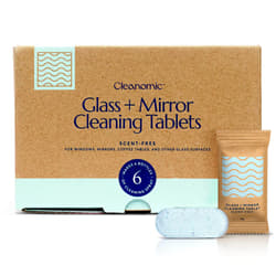 Glass and Mirror Cleaning Tablets (6 Pack) - All-Purpose Multi-Surface ...