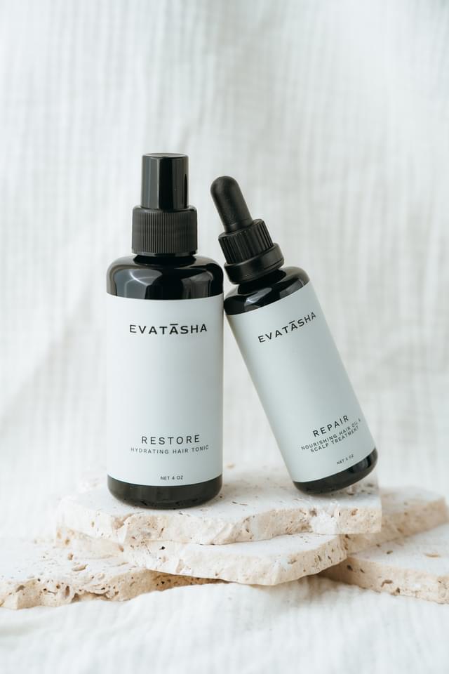 Hair Renewal Bundle - Scalp & Strand Renewal Set with Repair Oil + Recovery Tonic – Clean, Non ...