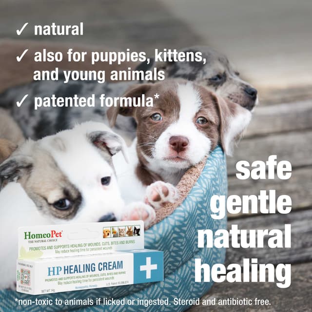 HP HEALING CREAM - Natural Support for Wound Healing in Pets - 14 g Cream
