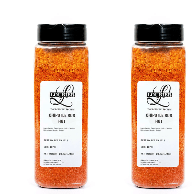 Large Chipotle Seasoning Hot - Smoky, Spicy Grill & BBQ Rub for Meat ...