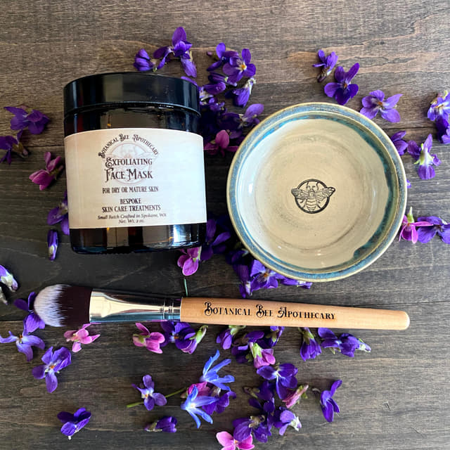 Let It Glow: Deluxe Clay Mask Ritual Set with Artisan Bowl, Applicator ...
