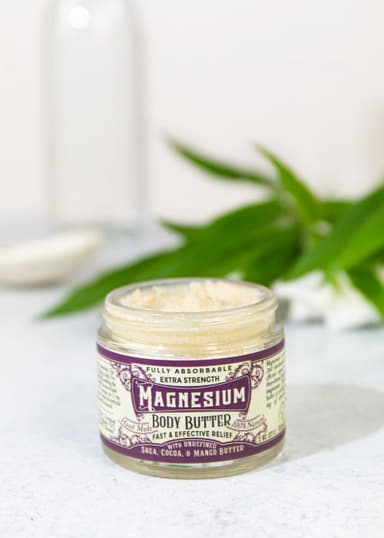 Magnesium Body Butter - Premium Topical Magnesium Infused with Shea ...
