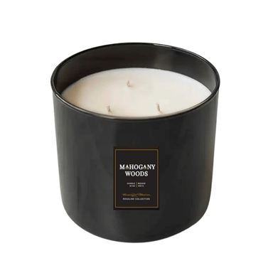 Meaningful Mantras Mahogany Woods Natural 3-Wick Candle 16oz ...