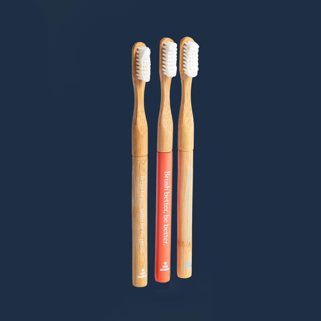 Natural Bamboo Toothbrush – Plant-Based Soft Bristle Bamboo Toothbrush