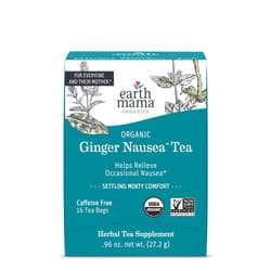 Organic Ginger Nausea Tea - Caffeine-Free Pregnancy & Morning Sickness ...