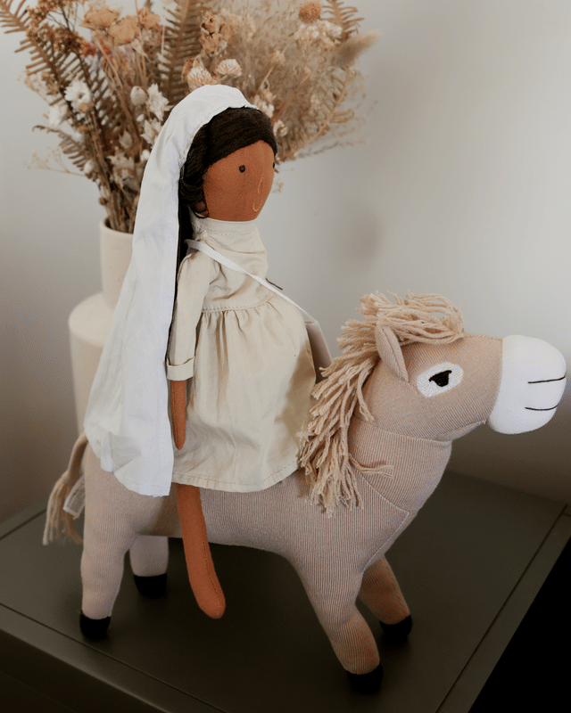 Plush Donkey Doll — Soft Stuffed Donkey Plush Toy