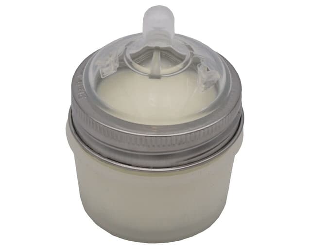 Silicone Sleeve for 4oz Mason Jars - Berry Pink