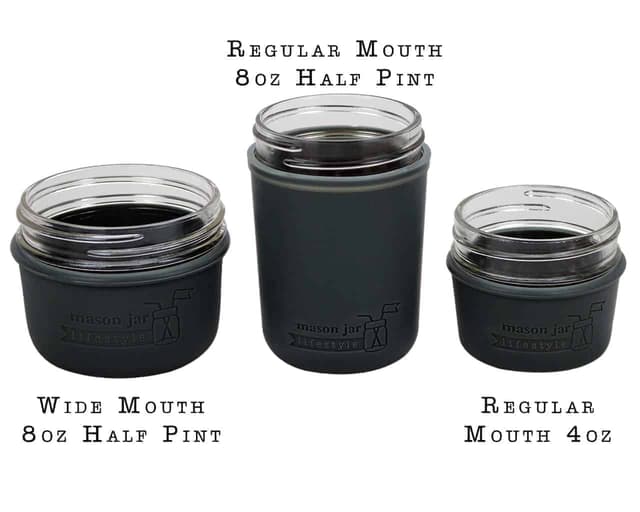 Silicone Sleeve for 4oz Mason Jars - Berry Pink