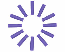 Silicone Straw Tips for Reusable Straws 12 Pack - Ultra Violet