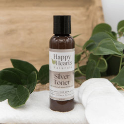 Happy Hearts Naturals - Silver Toner (Colloidal Silver Acne Solution ...