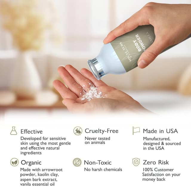 SoCal Suds & Company Natural Body Powder Talc-Free - with Arrowroot ...