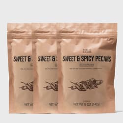 Public Goods Sweet & Spicy Pecans 5oz x3 Bundle Cayenne, Pasilla & Pure ...