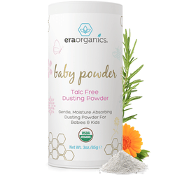 USDA Organic Baby Powder Talc-Free - Soothing Arrowroot, Calendula and ...