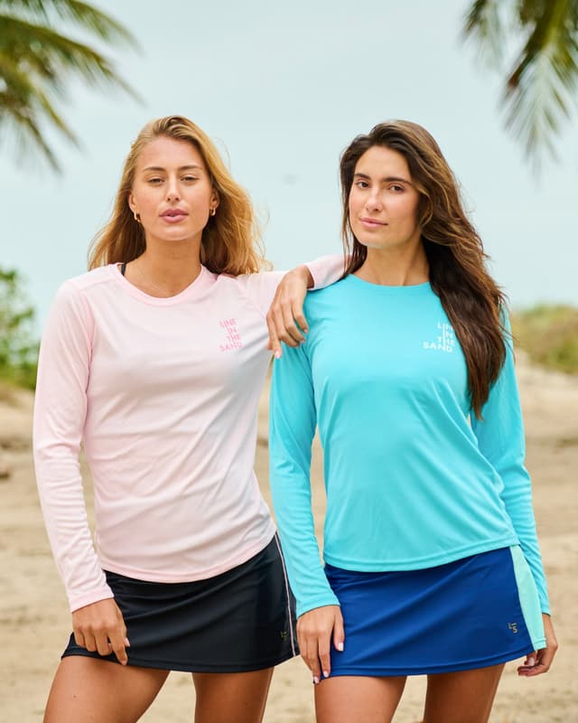 Line In The Sand Women's Seize the Ray Rashguard UPF50+ sun protection ...