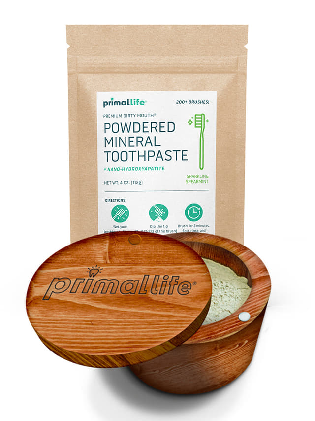 Wooden Toothpowder Box Package - Natural Tooth Cleaning Powder ...