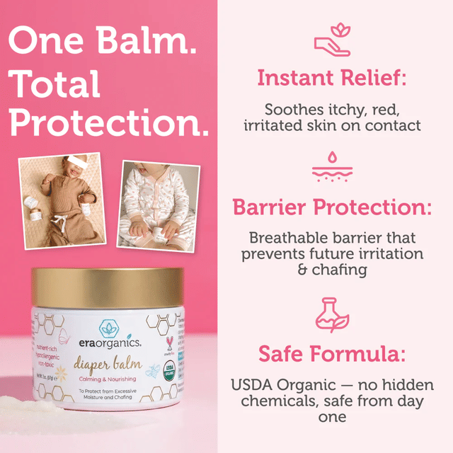 Organic Diaper Ointment - Diaper Ointment USDA Organic Diaper Balm for ...