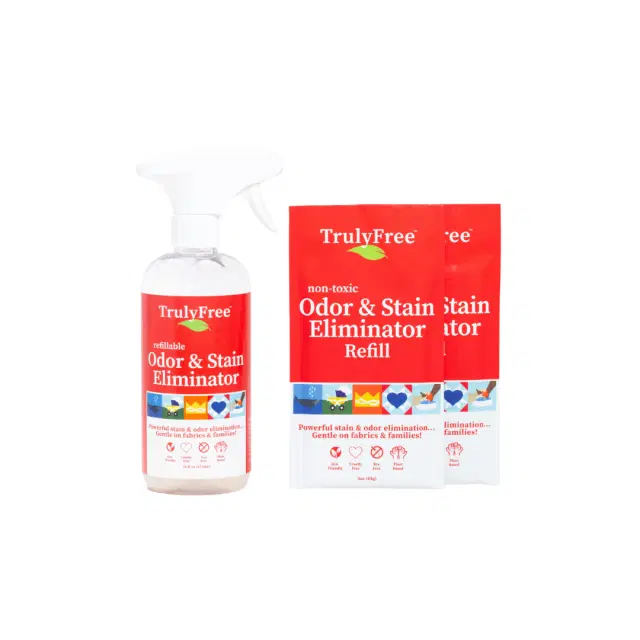 Truly Free Non-Toxic Odor and Stain Eliminator - 2 Packs