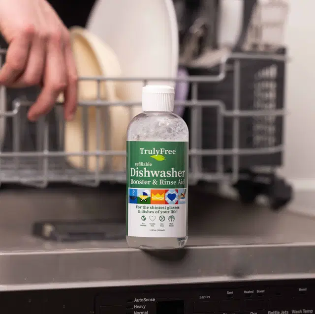Truly Free Home's Dishwasher Booster & Rinse Aid - Refillable Bottle ...