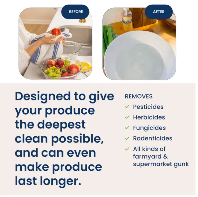 Truly Free Home's Fruit & Veggie Wash - 3 Refills Only