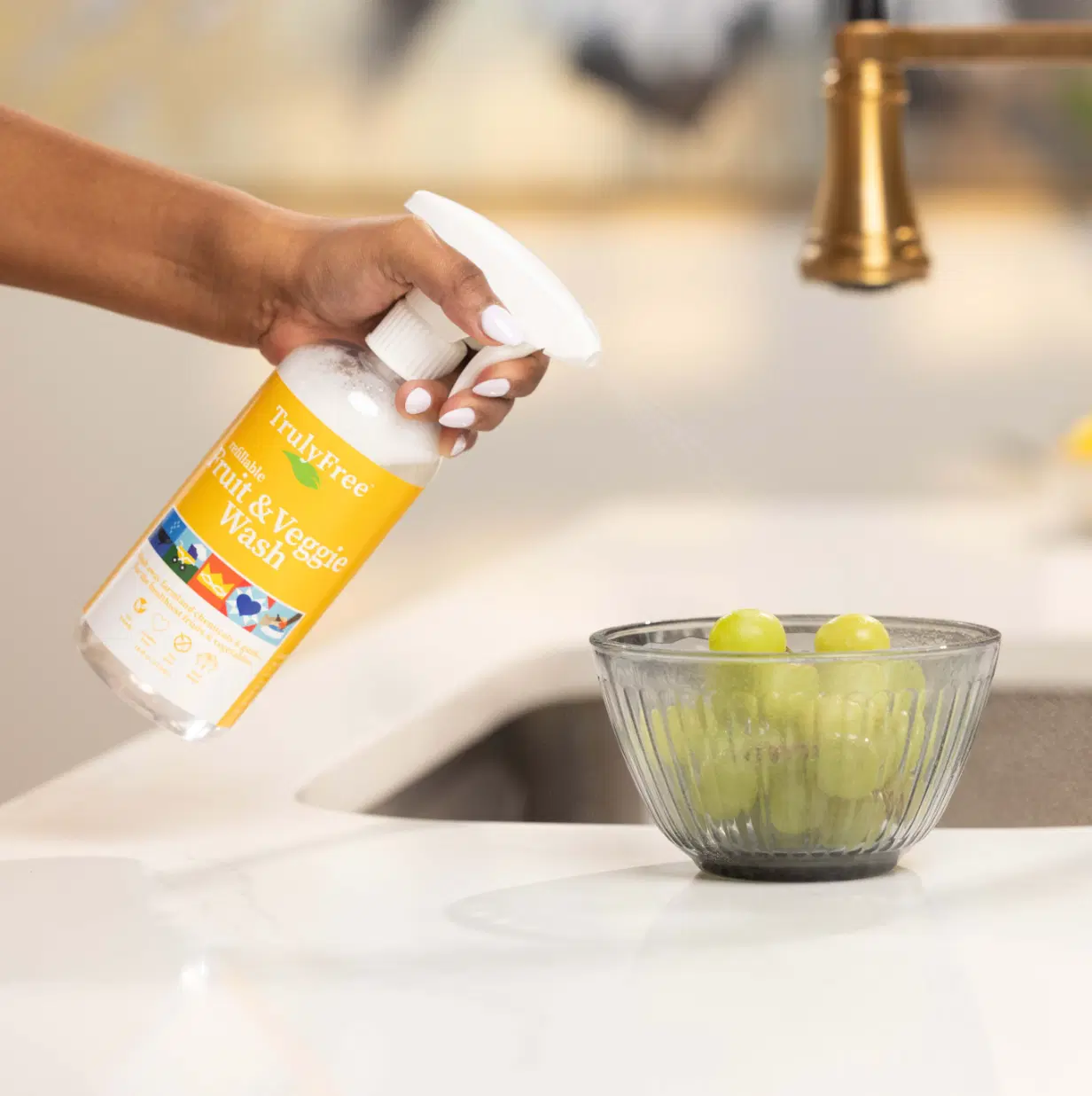 Truly Free Home's Fruit & Veggie Wash - 3 Refills Only
