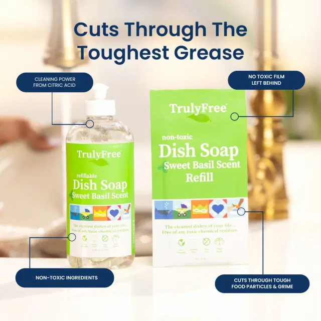 Truly Free Home's Dish Soap - 3 Refills