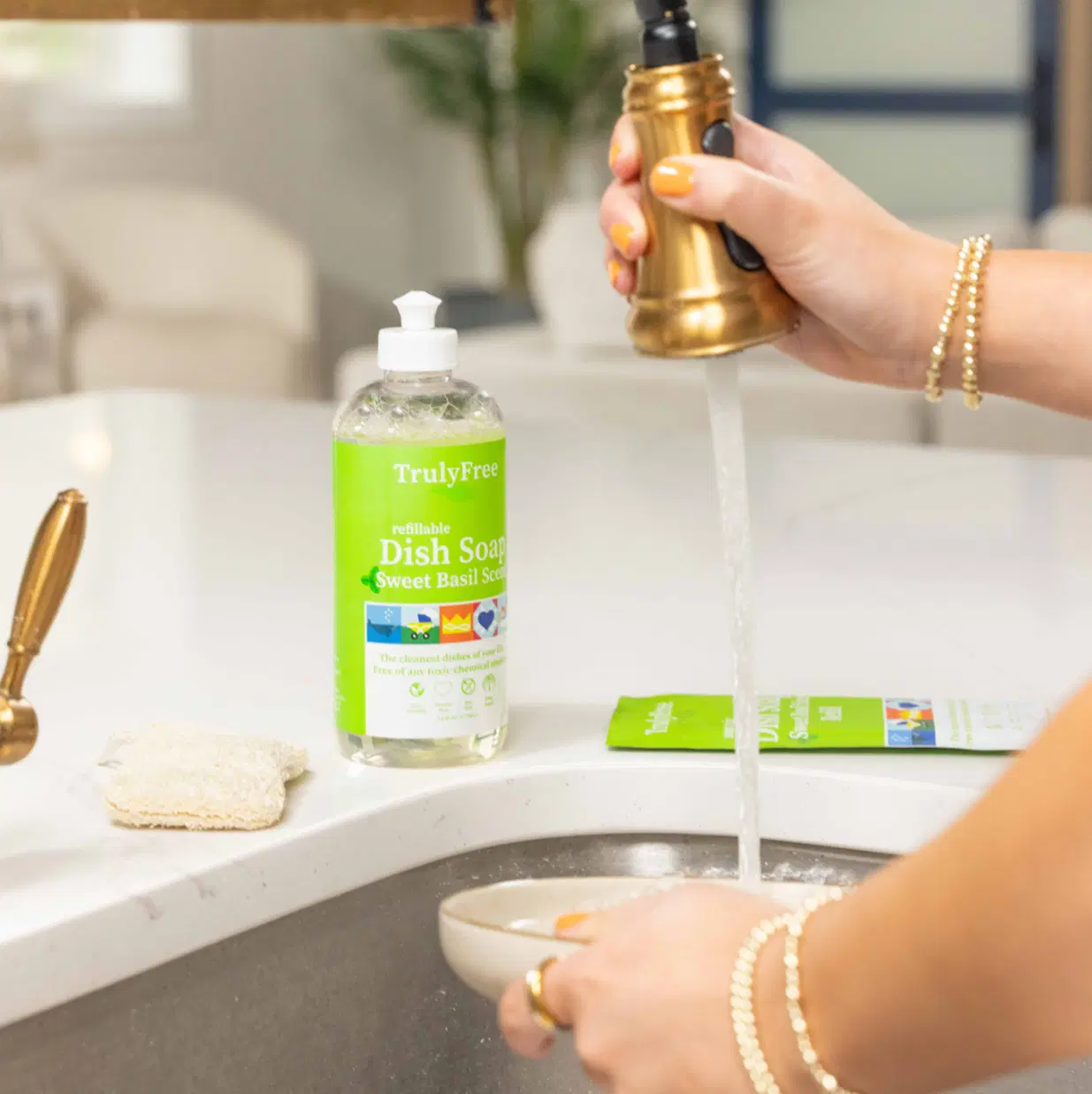 Truly Free Home's Dish Soap - 3 Refills