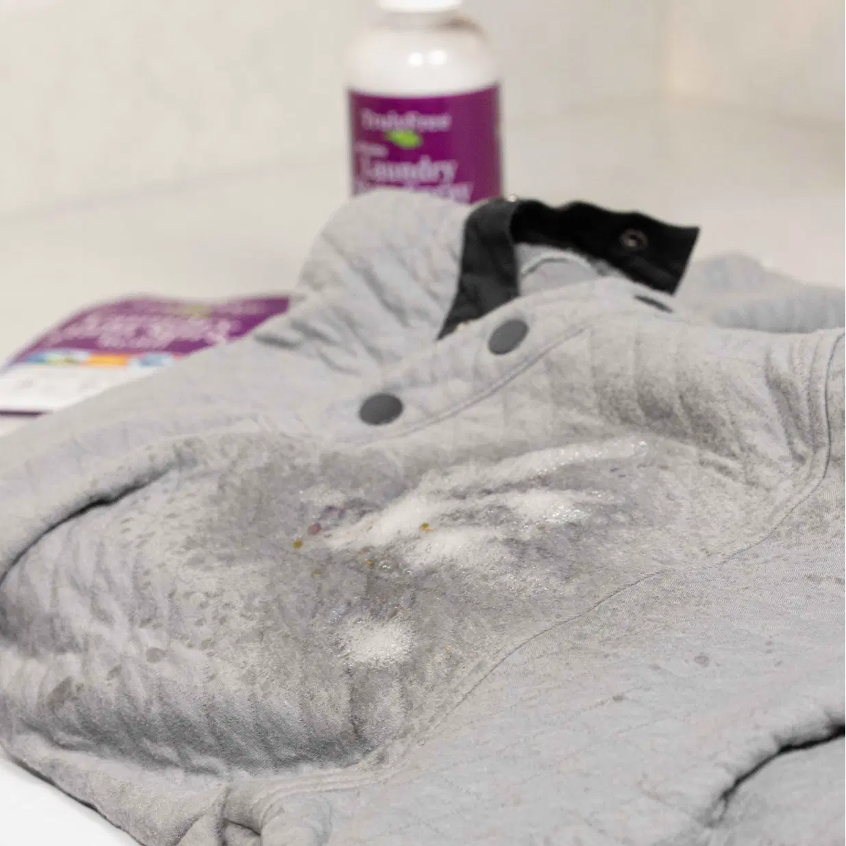 Truly Free Home's Laundry Stain Spray - Refillable 12oz Bottle + 1 Refill